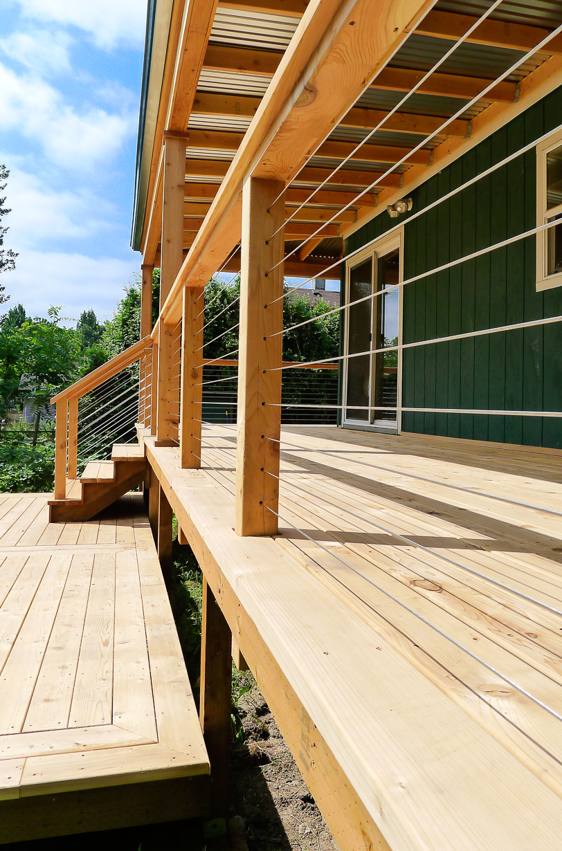 Cedar Wood Deck