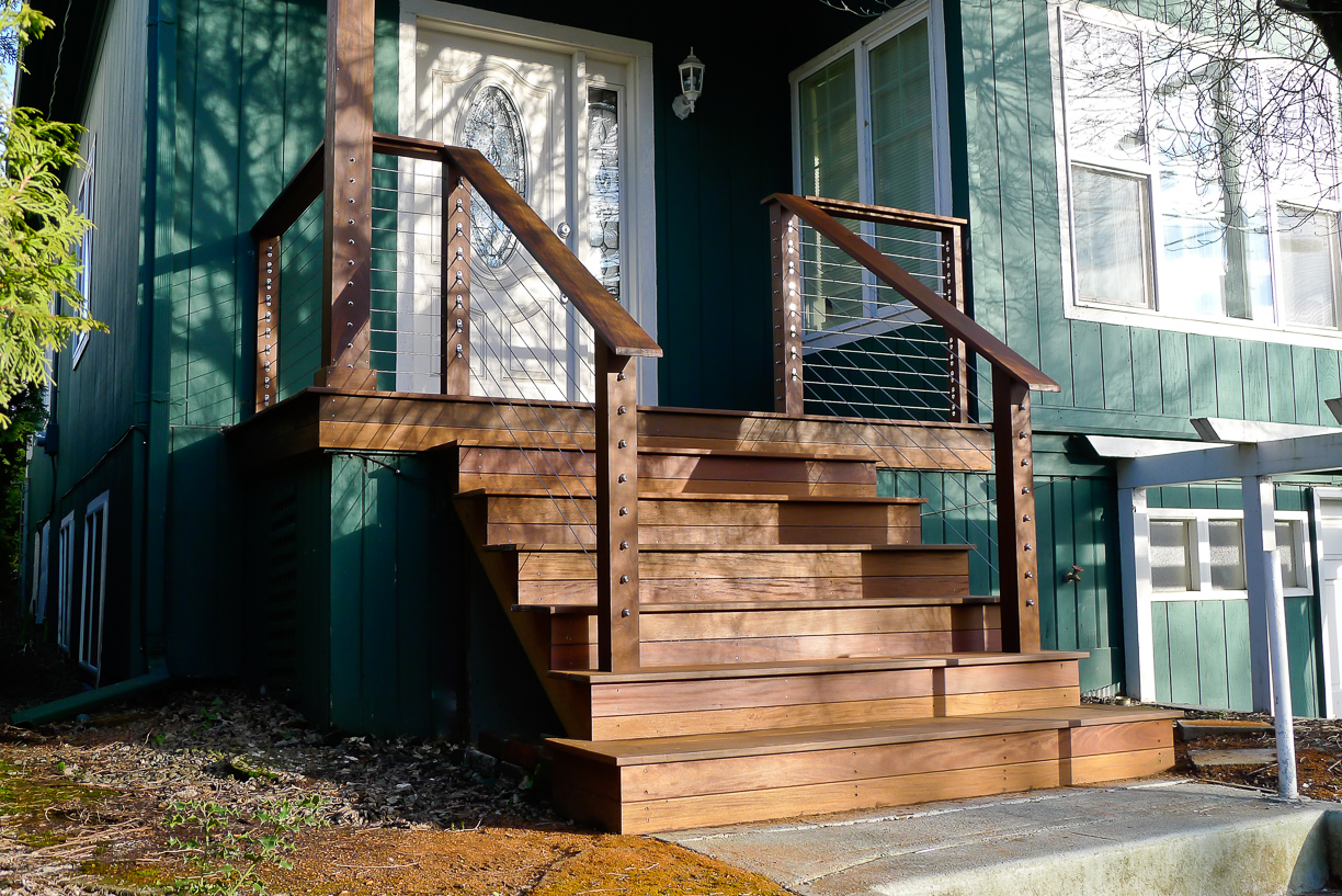 Ipe Porch with Cable Railings – Paul Johnson