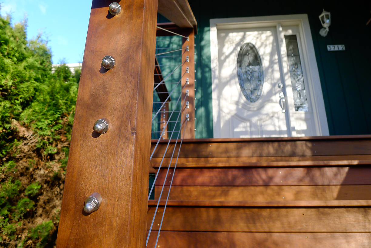 Ipe Porch with Cable Railings – Paul Johnson